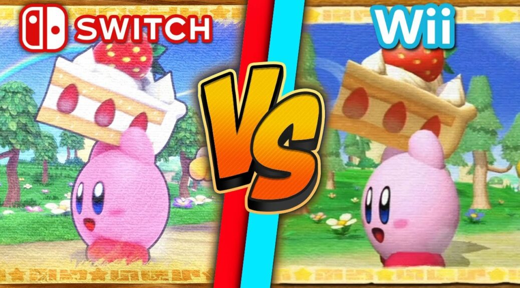 Video: Kirby’s Return To Dreamland Wii VS Switch Graphics Comparison ...