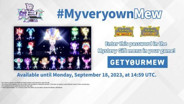 Pokemon Scarlet/Violet Get Mew & Mewtwo Tera Raid Event Officially ...