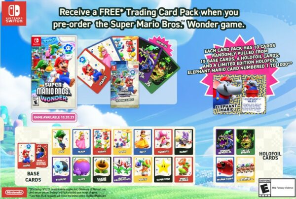 Super Mario Bros. Wonder Walmart Pre-Order Bonus Includes Exclusive ...