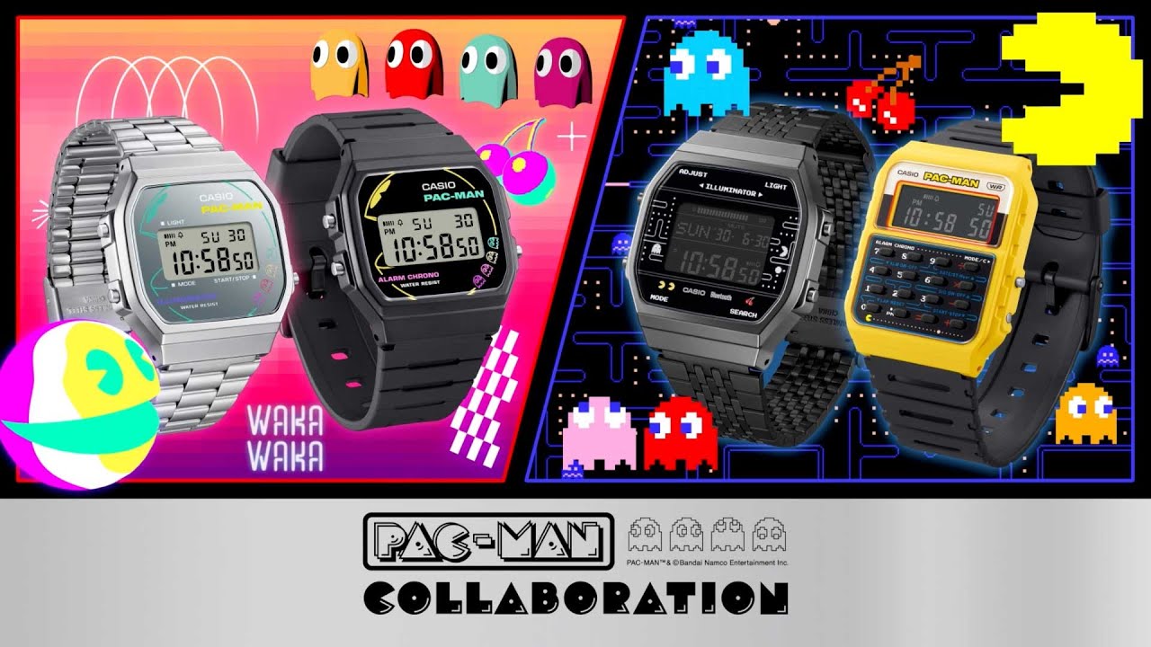 Casio Announces Four Pac-Man Inspired Watches – NintendoSoup