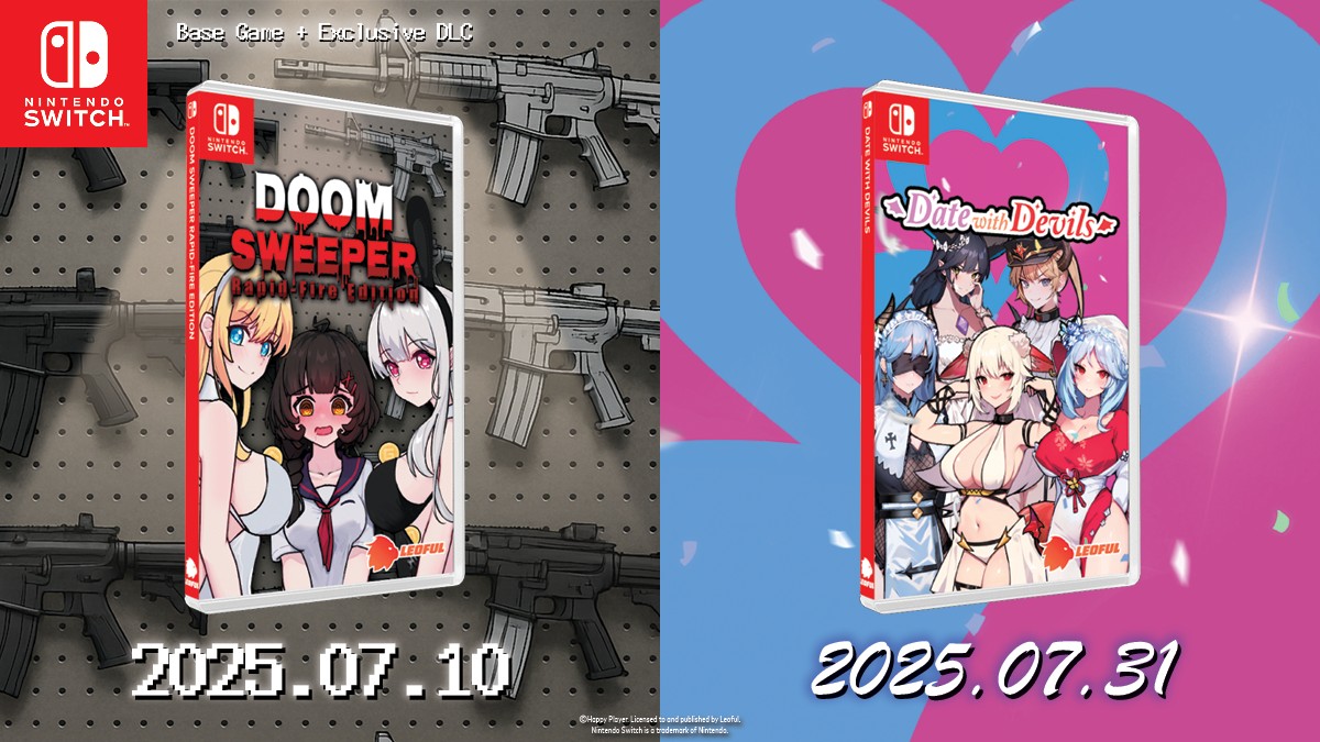 Doom Sweeper Rapid-Fire Edition And Date With Devils Switch Physical Releases Up For Pre-Order ...