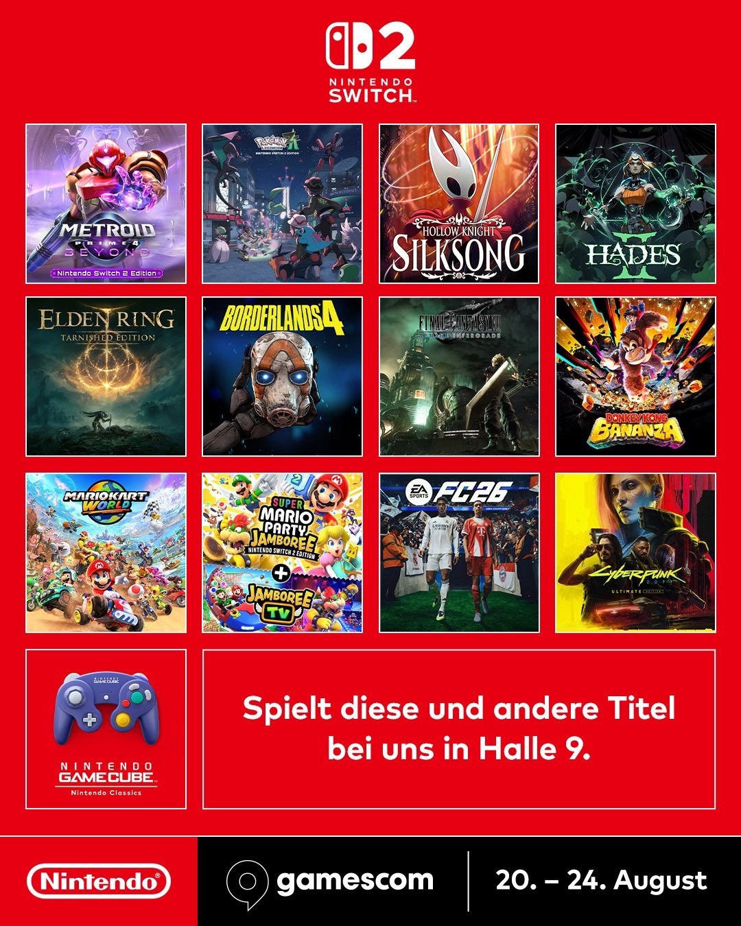 Nintendo Confirms Switch 2 Demos For Metroid Prime 4, Silksong, And ...