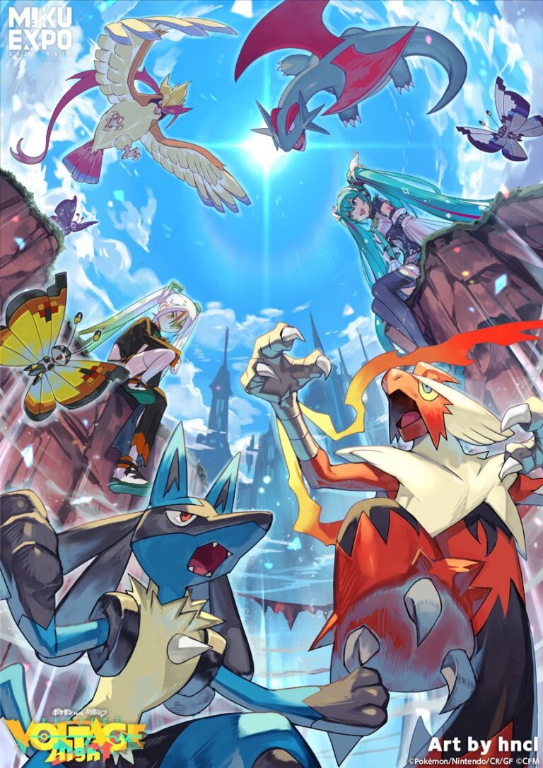 Latest Pokemon “Project Voltage High” Supporting Artwork “Go Beyond ...